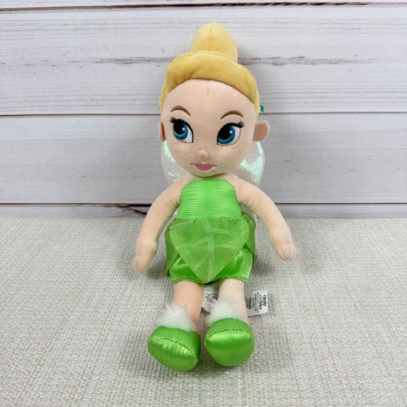 Disney | Toys | Disney Tinkerbell Plush Doll Soft Toy With Embroidered ...